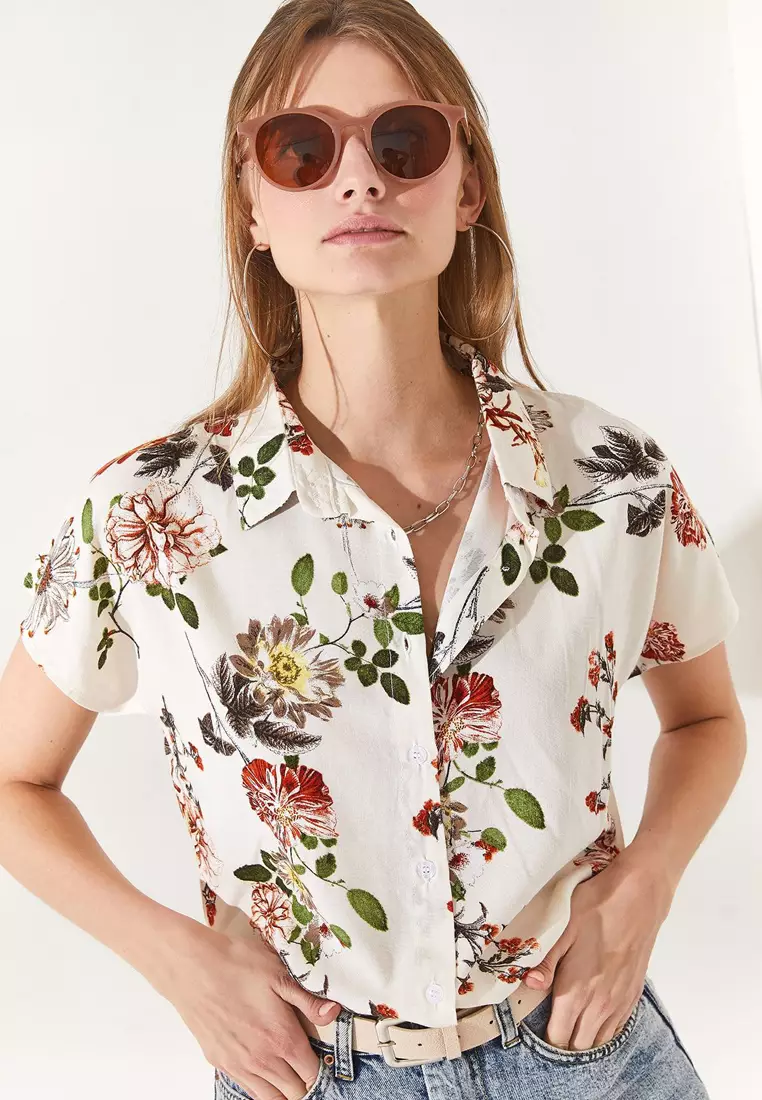 Buy Olalook Floral Bat Shirt 2026 Online | ZALORA