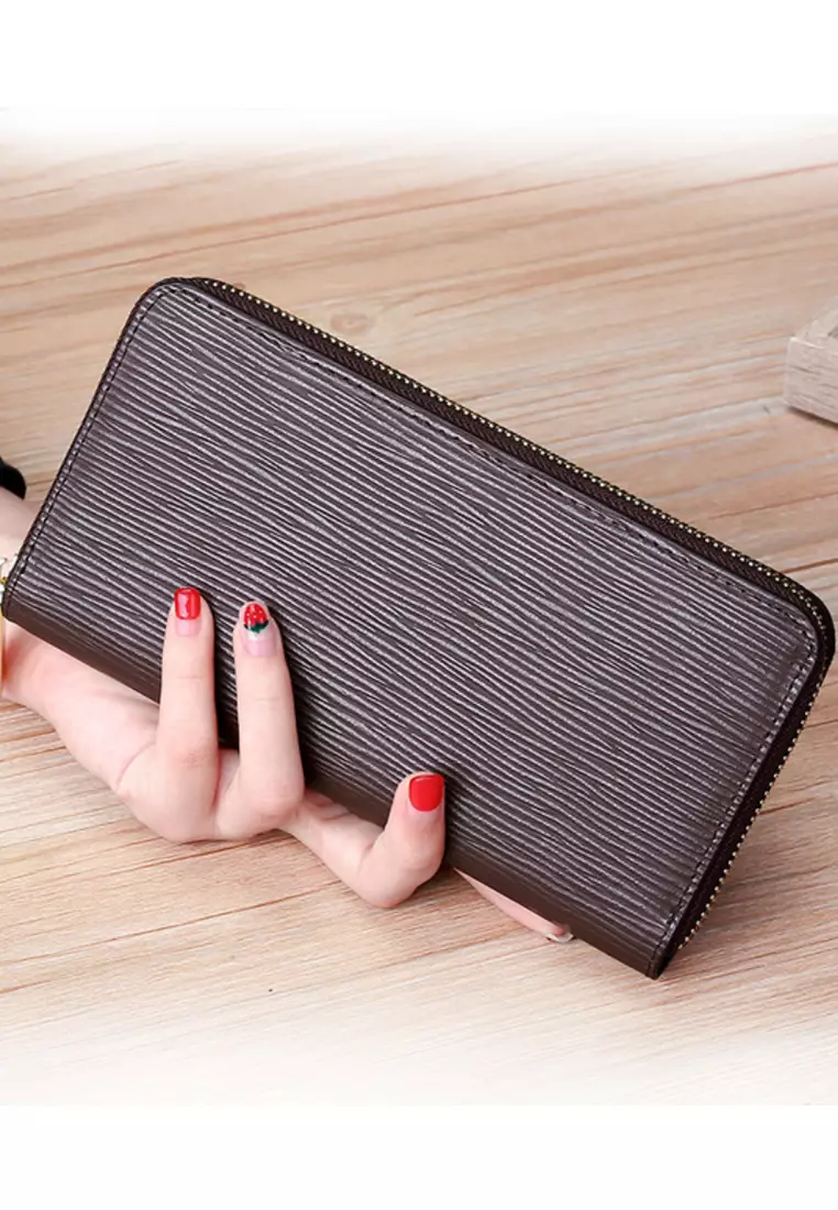Buy ZITIQUE Pressure double folding long wallet 2025 Online | ZALORA