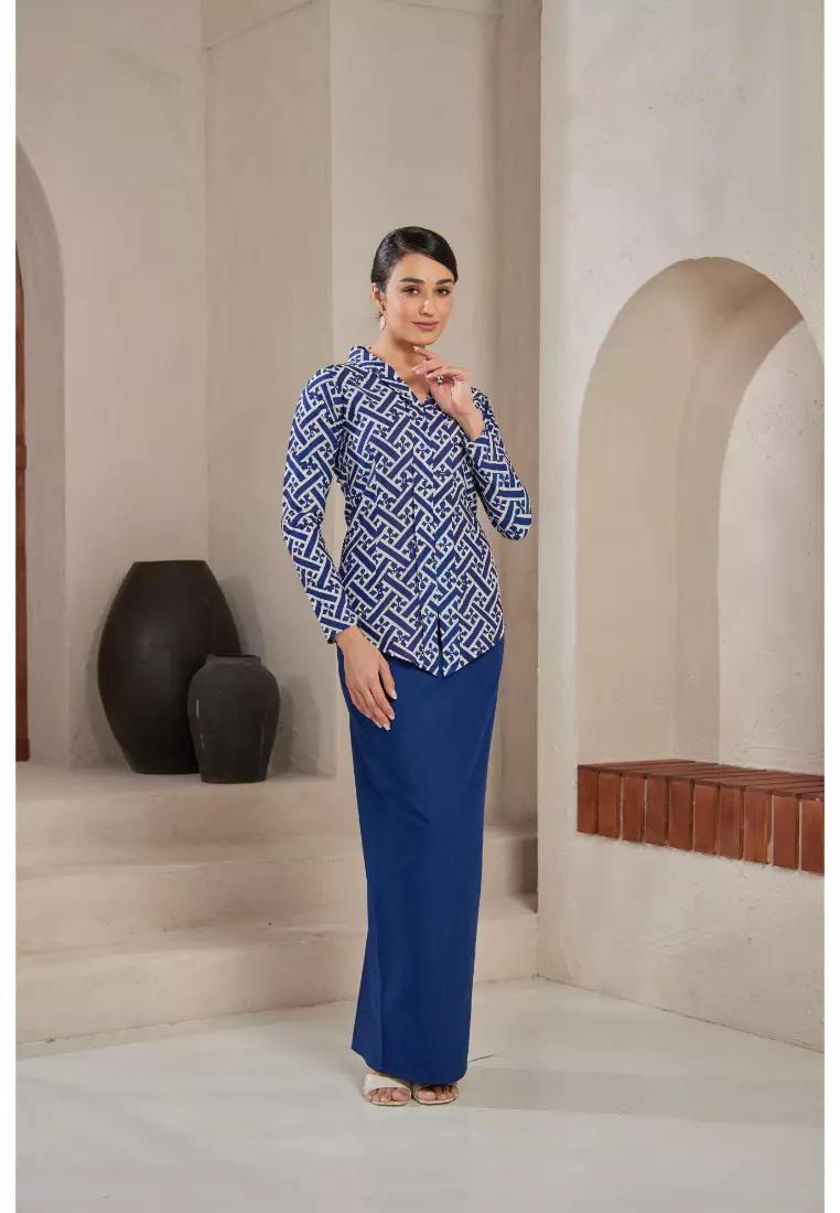 Buy Amar Amran Kebaya Midi Batik Moden Online | ZALORA Malaysia
