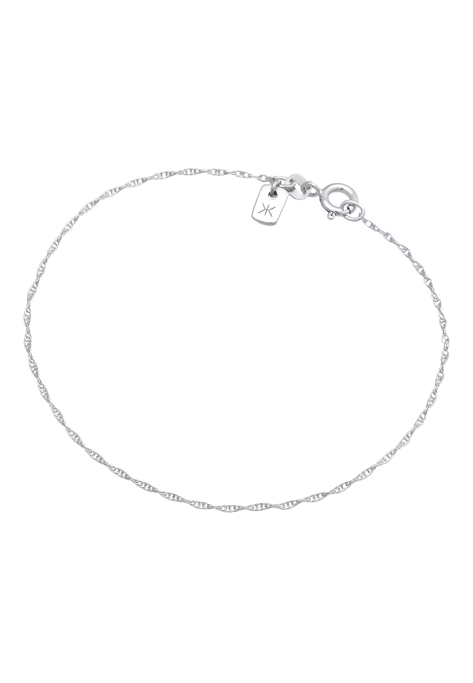 Buy Kuzzoi Men’s Silver Twisted Helix Chain Bracelet 2026 Online | ZALORA
