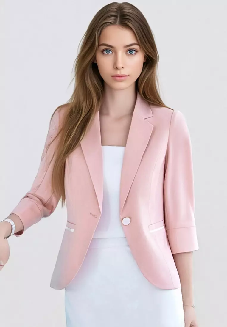 Buy Solace 3/4 Sleeve Thin Suit Blazer 2026 Online | ZALORA