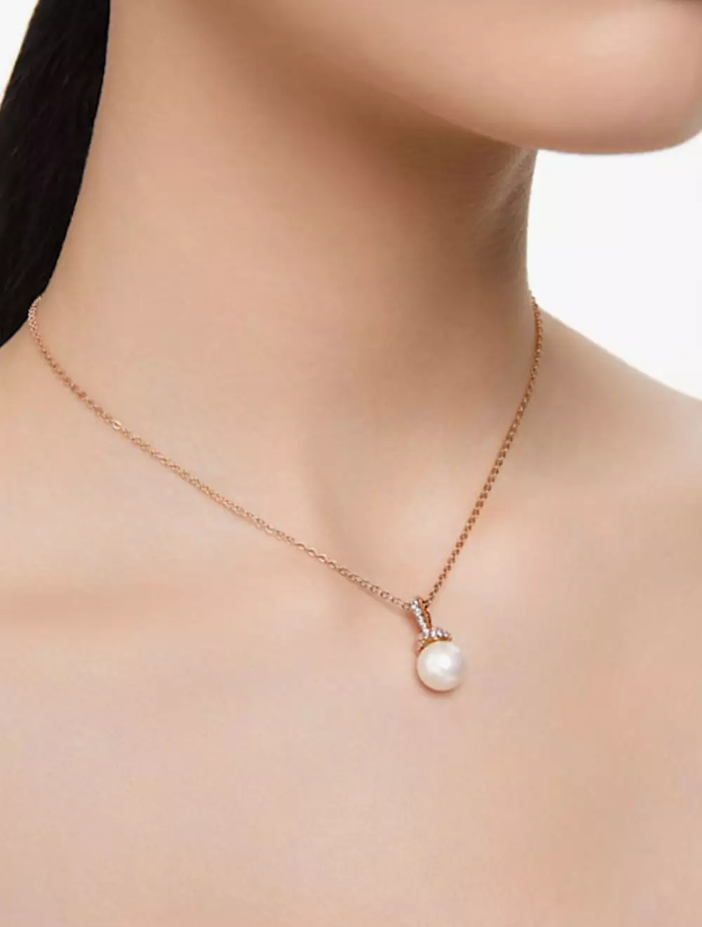 Jual Swarovski Originally Pendant, White, Rose Gold-Tone Plated - White ...