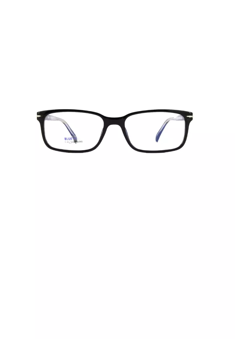 Buy Tony Morgan Tony Morgan Men's Black Tr 90 Rectangle Eyeglasses ...