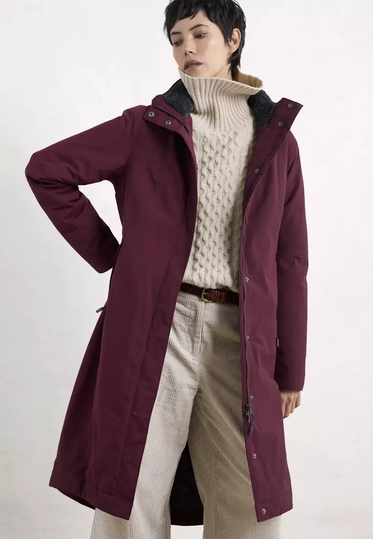 Buy Seasalt Cornwall Seasalt Cornwall Purple Janelle Coat 2025 Online ...