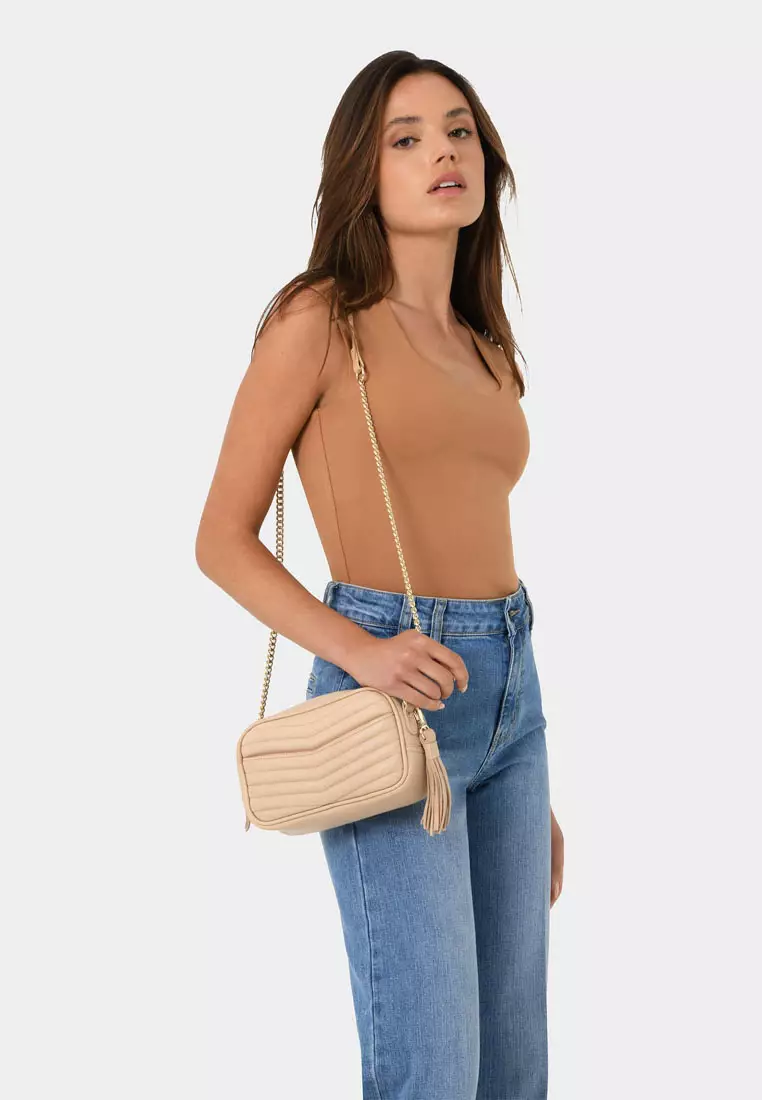 Buy FORCAST Sally Leather Crossbody Bag 2025 Online | ZALORA Philippines