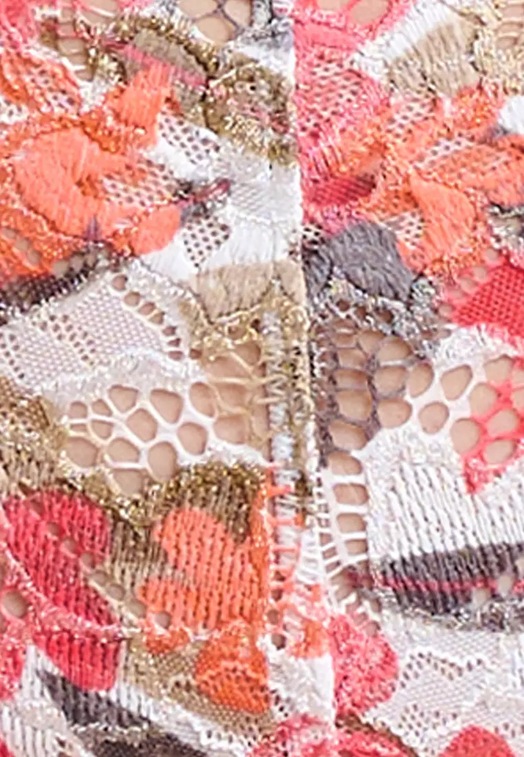 Buy Sans Complexe Arum Mosaïc Mid-Rise Lace Brief 2025 Online | ZALORA