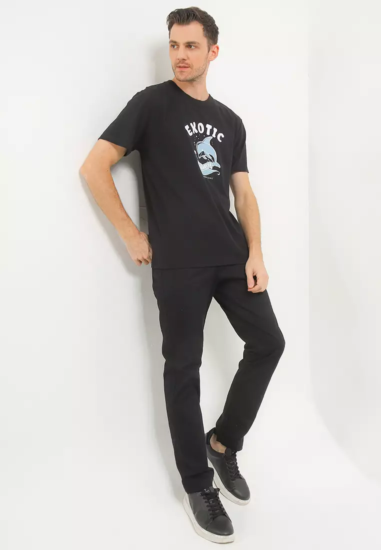 Jual Giordano Men's WWT Tee Original 2026 | ZALORA Indonesia