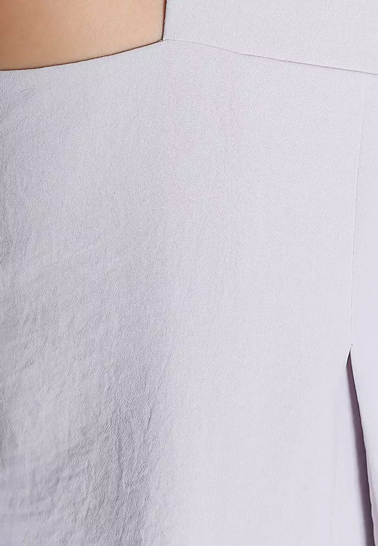 Buy SALIENT LABEL Isha Asymmetric Back Top - Orchid Tint 2025 Online ...