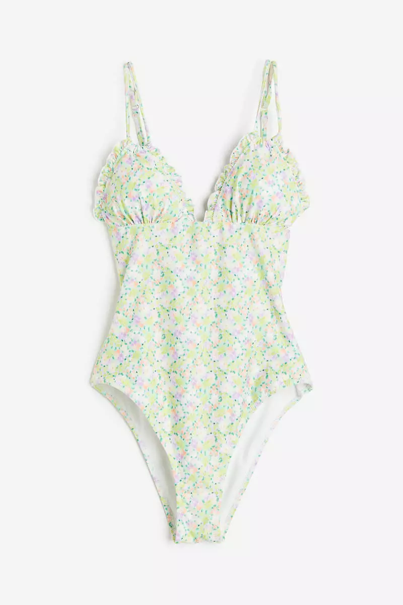 Buy H&M High-leg cut-out swimsuit Online | ZALORA Malaysia
