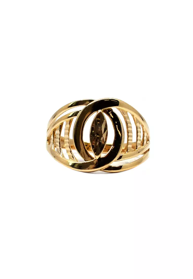 Buy CEBUANA LHUILLIER JEWELRY 18K Italian Made Yellow Gold Lady Ring ...