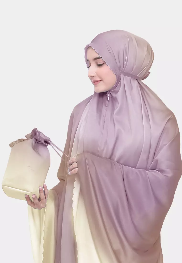 Jual zelena Mukena 2in1 Prayer Set Gradasi Jumbo By Zelena - Twilight ...