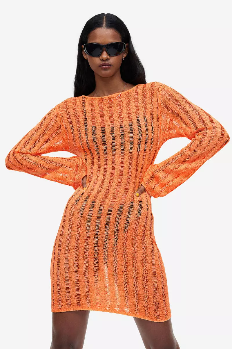Buy H&M Textured-knit dress 2025 Online | ZALORA Philippines