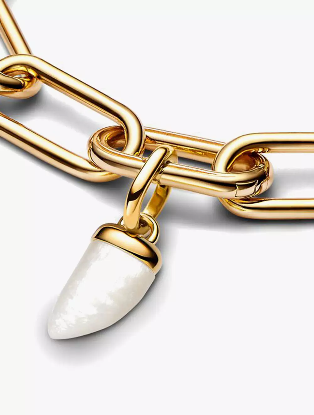 Jual Pandora Pandora ME Shark Tooth Mini Dangle Charm - Gold Original ...