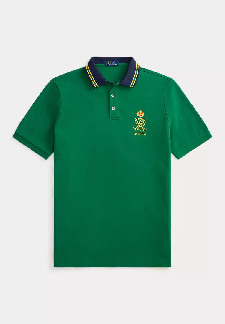 Buy Polo Ralph Lauren Classic Fit Crest Mesh Polo Shirt 2026 Online ...
