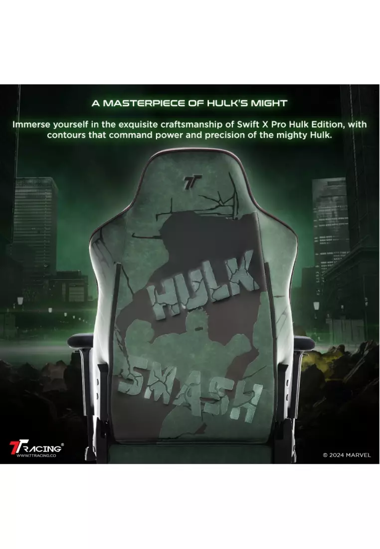 Buy Blackbox TTRacing Swift X Pro Hulk Edition Gaming Chair Office ...