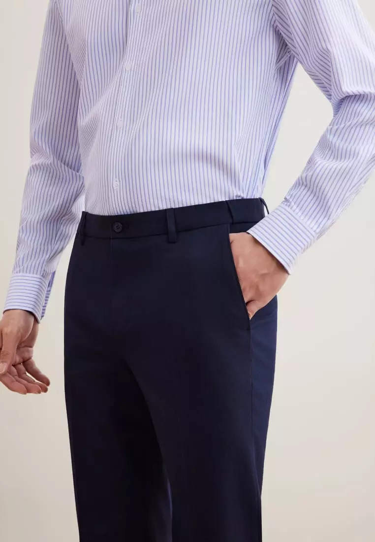 Buy G2000 G2000 Multi-Way Stretch Smart Fit Twill Suit Pants with ...
