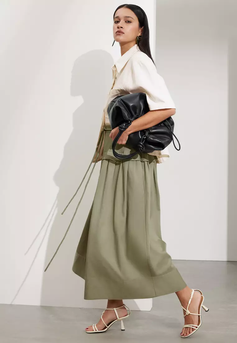 Buy And Other Stories Tie Waist Midi Skirt 2024 Online Zalora
