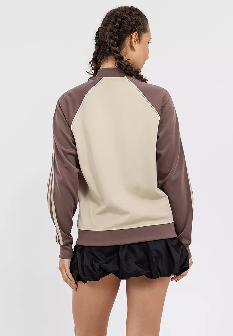 Buy ADIDAS Lifestyle SST LOOSE TRACKTOP Women Beige KD8825 2026 Online ...
