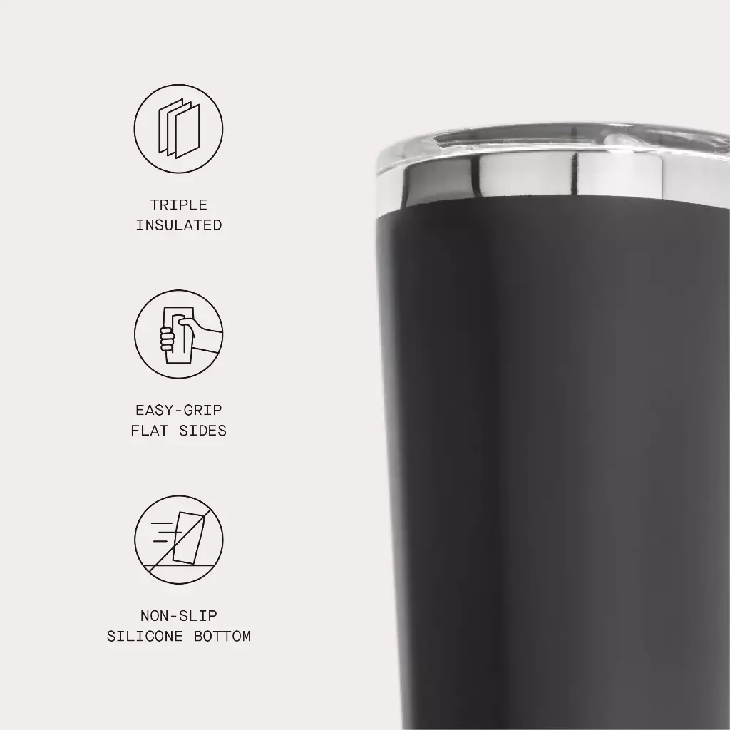 Jual Corkcicle CORKCICLE® Tumbler 16oz - Matte Black Original 2024 ...