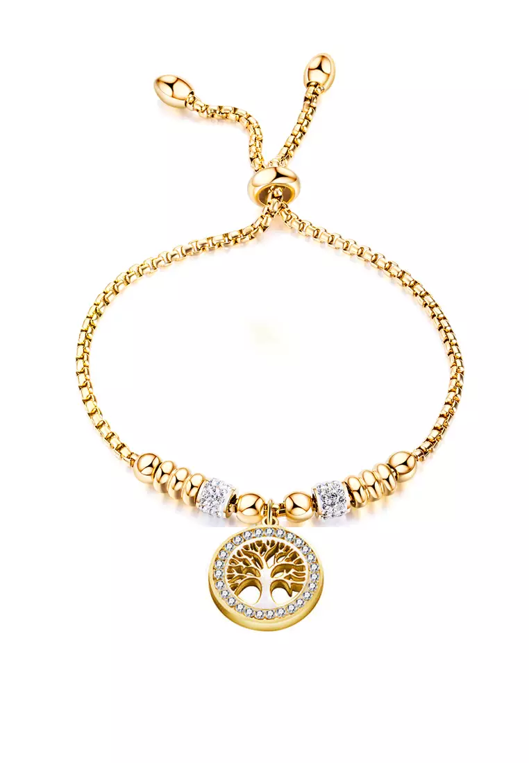 Buy CELOVIS Eden Family Tree Bracelet in Gold 2025 Online | ZALORA ...