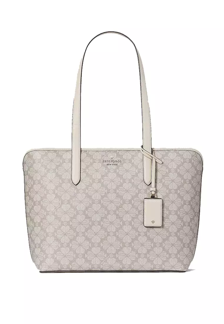 Kate Spade Spade Flower PVC Tote Dark Beige KG086 2026 | Buy Kate Spade ...