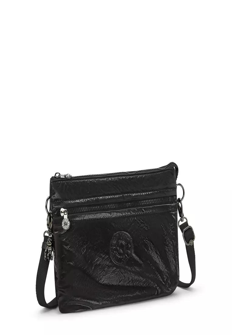 Buy Kipling Kipling Riri L Zip Crossbody Bags Jet Black Glam Online ...