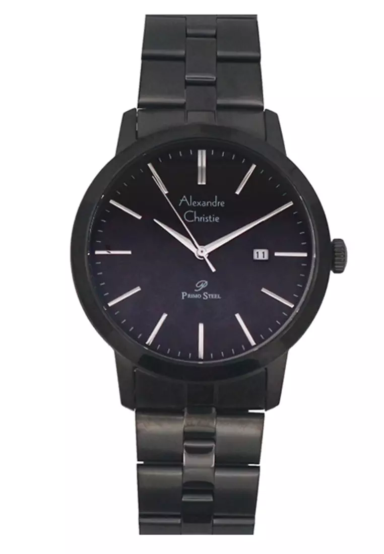 Jual Alexandre Christie ALEXANDRE CHRISTIE AC 1007 BLACK GREY MAN ...