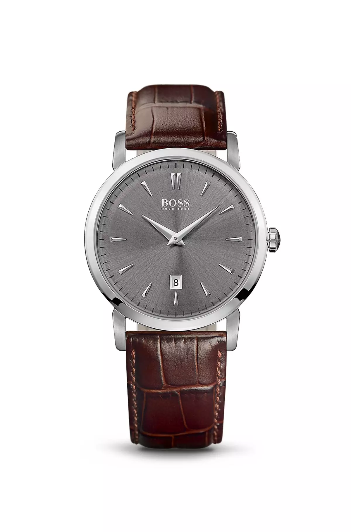 Jual Hugo Boss Hugo Boss Waage Grey Dial leather Strap Original 2025 ...