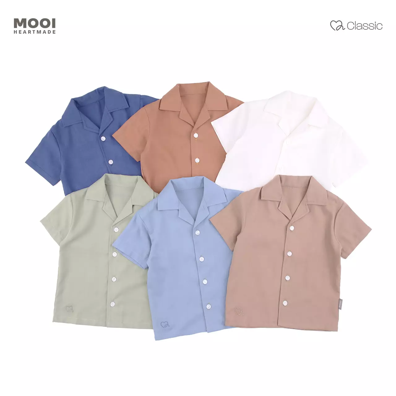 Jual Mooi Heartmade Mooi Kemeja Anak Laki-laki James Shirt - Khaki ...