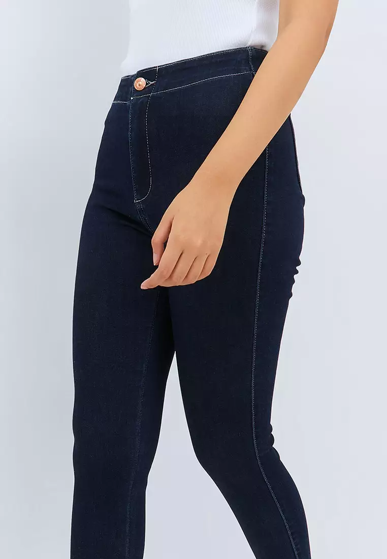 Jual Odiva Woman ADYA SKINNY JEANS NAVY Original 2025 | ZALORA Indonesia