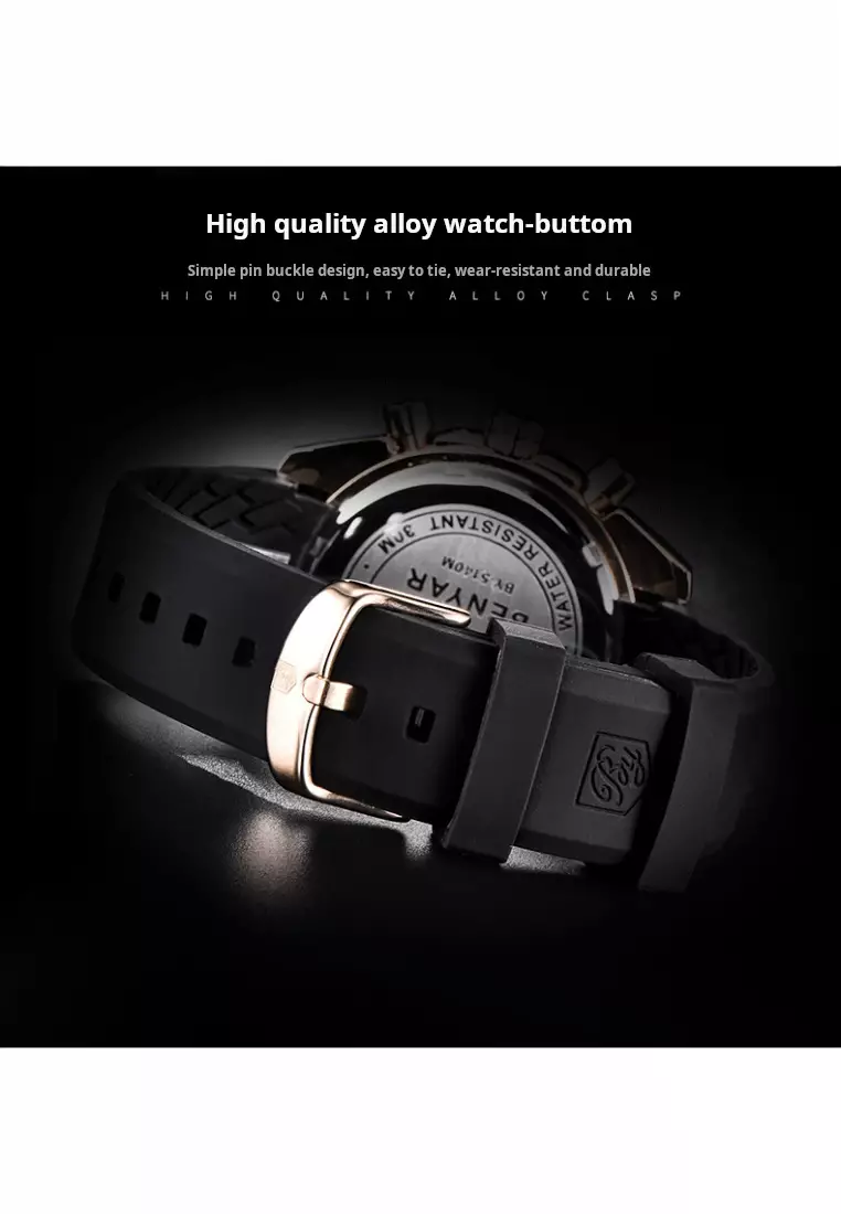 Buy OPCHIC Multifunctional Waterproof Sports Quartz Movement Men's ...