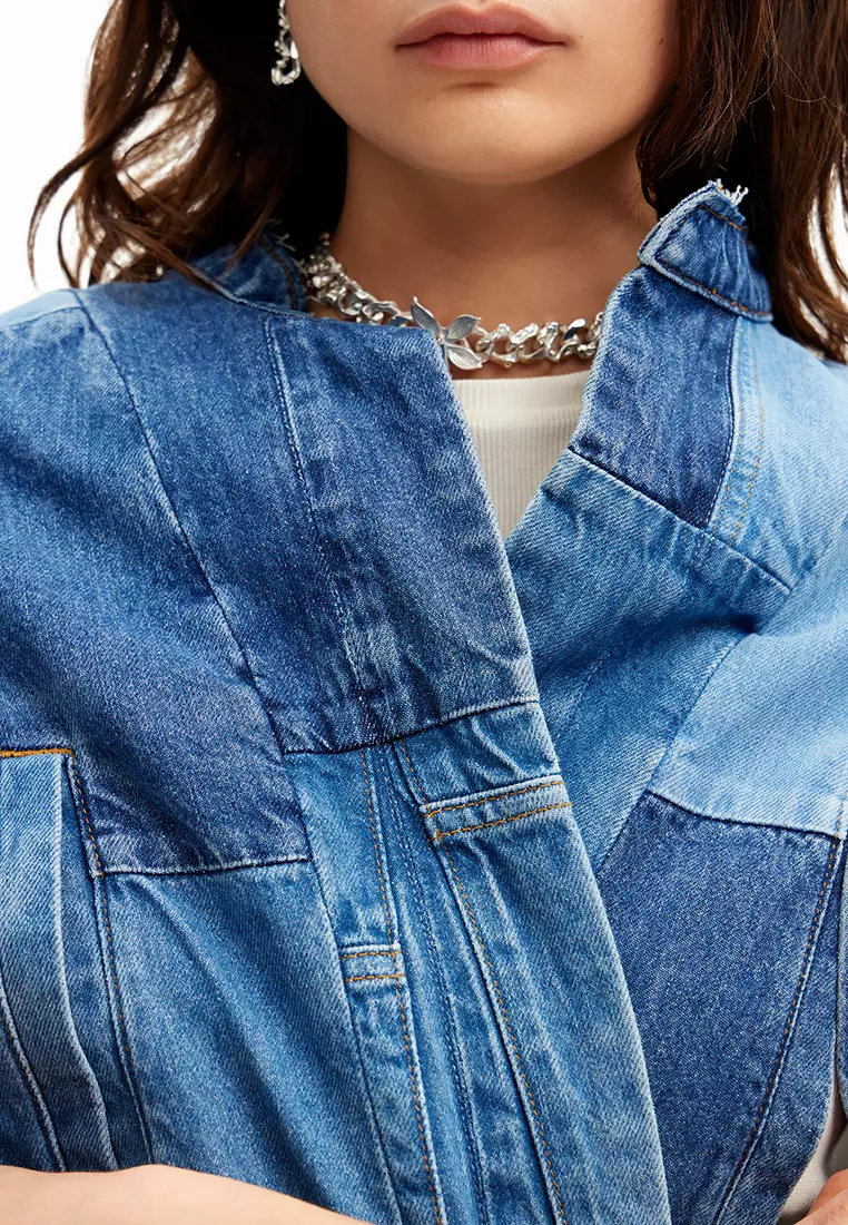 Buy Desigual Denim Poncho. 2026 Online | ZALORA