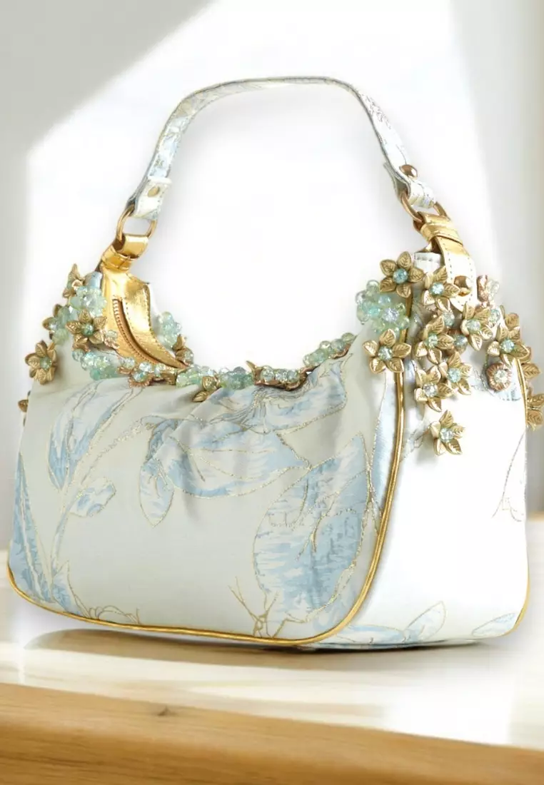 Buy Demure & Co Crystal Embellished Zayra Tote Bag Online | ZALORA Malaysia