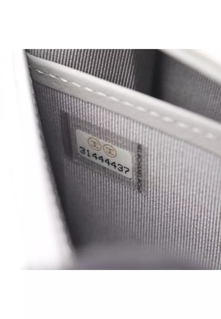 Buy Chanel Pre-Loved Chanel classic long flap wallet matelasse Bi-fold ...