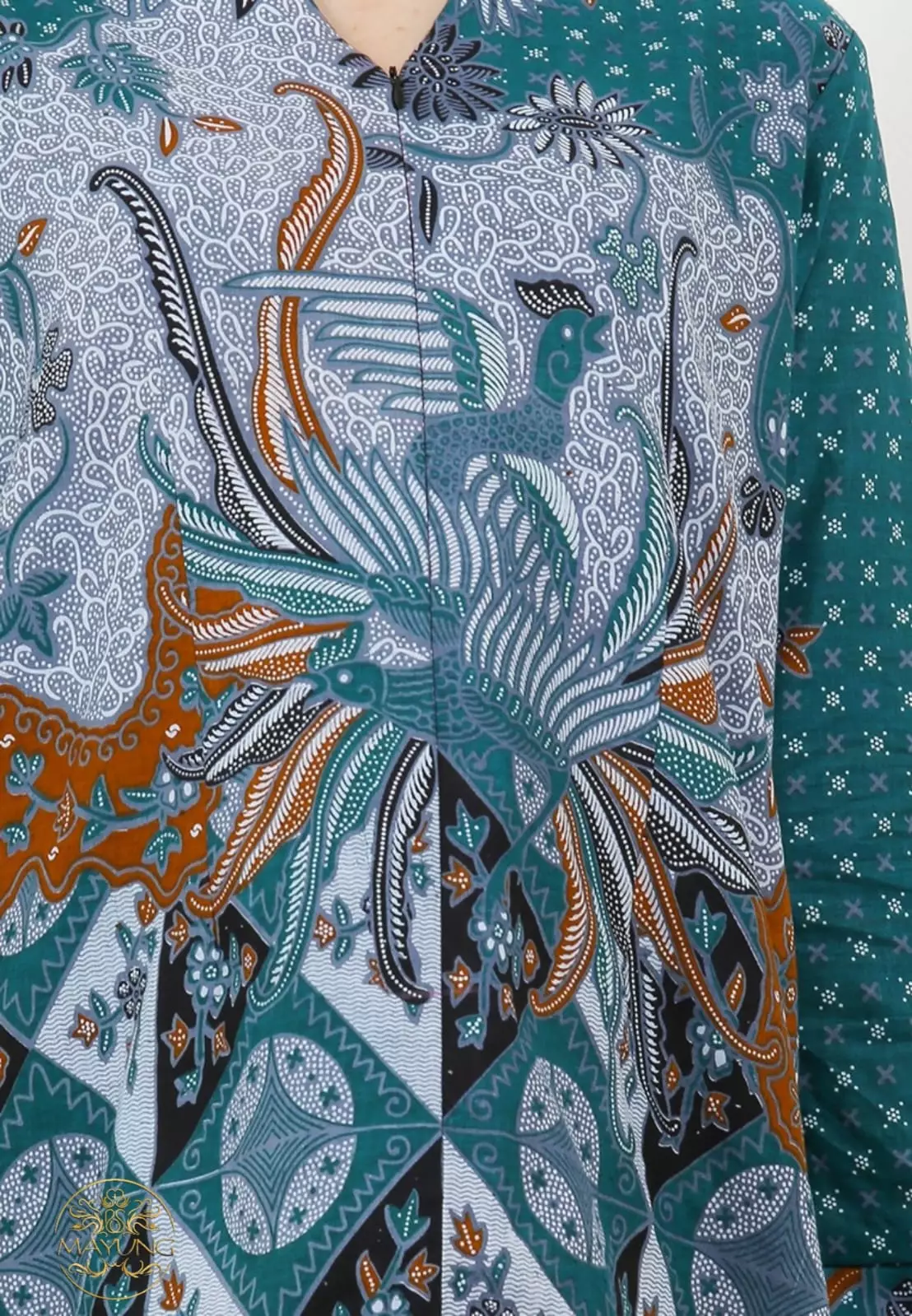 Jual Batik Mayung Blouse Batik Jayawarsa Phijo Premium Slimfit Elegant ...