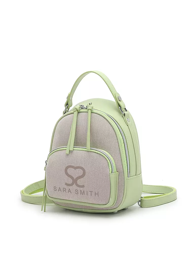 Buy Sara Smith Women's Mini Backpack - Green 2025 Online | ZALORA