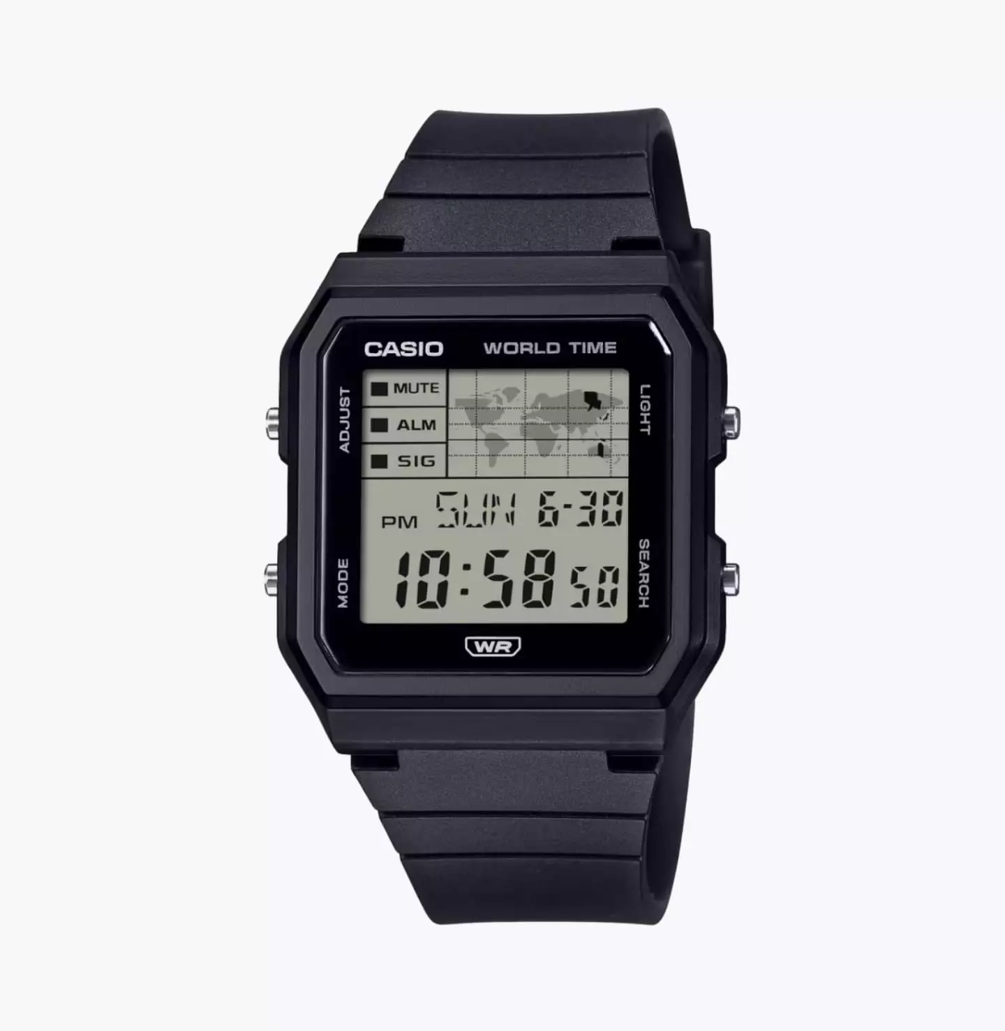 Jual Casio Casio Digital Jam Tangan Pria Strap Karet Hitam LF-30W-1A Original Original 2025 ...