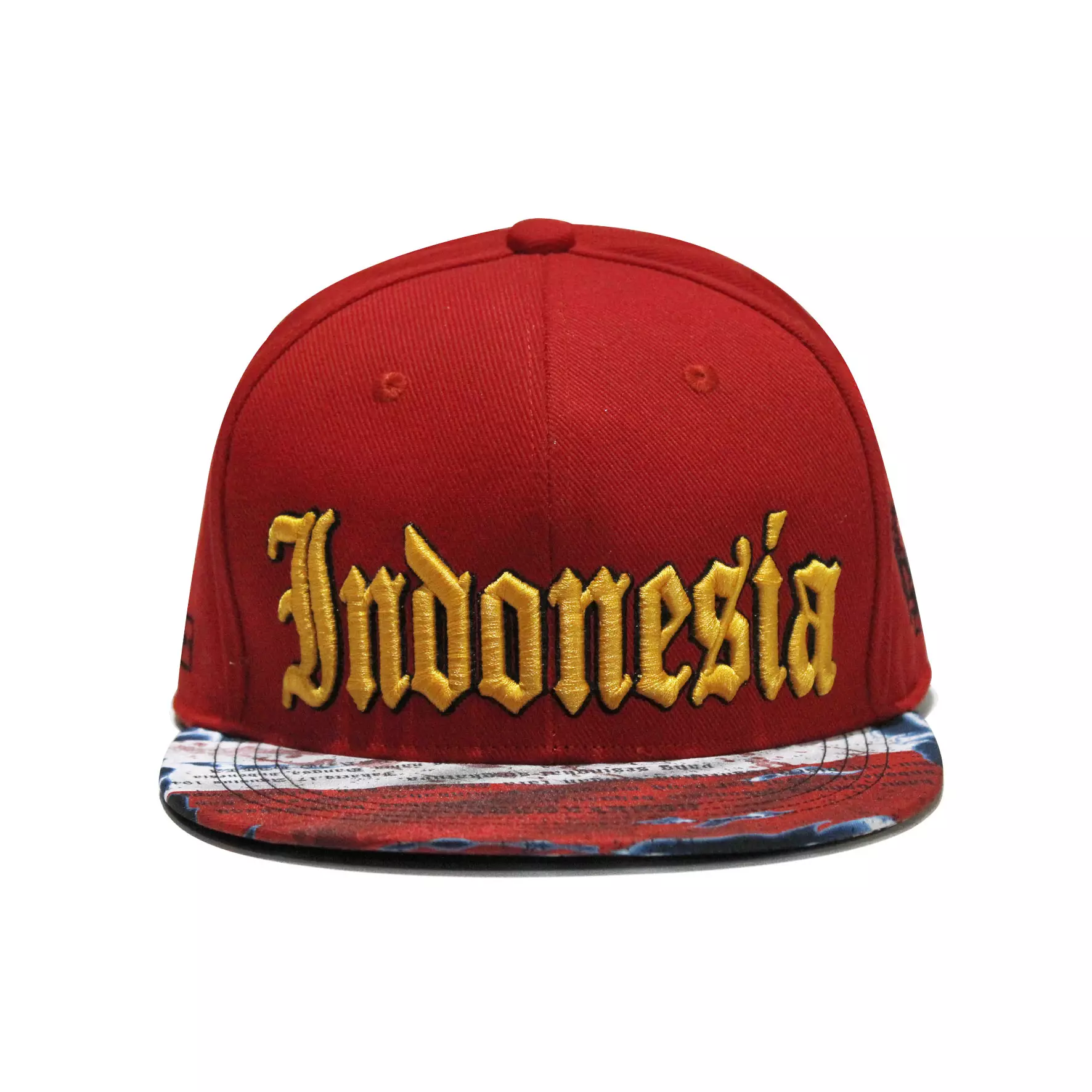 Jual Snapback Snapback Topi Hiphop Dewasa Font Indonesia 3D Sublim ...