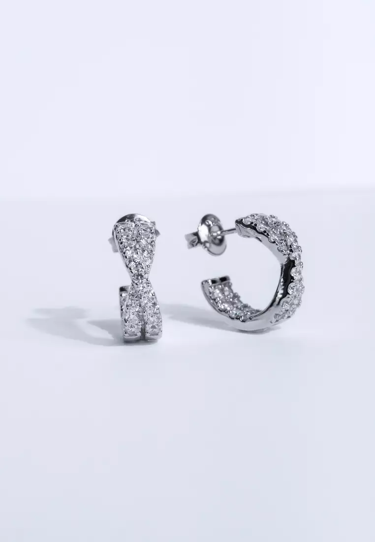 Buy Alfredulla Xexy Zirconia Earrings 2025 Online | ZALORA Philippines