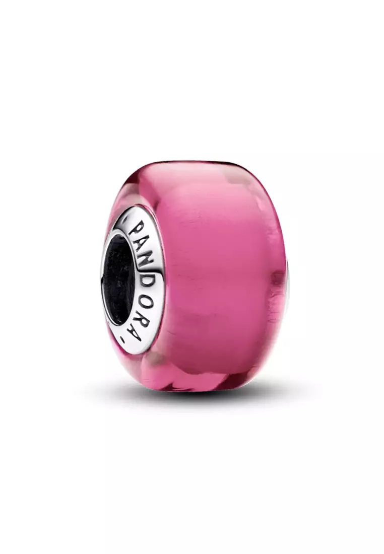 Buy PANDORA Pandora Pink Mini Murano Glass Charm Online | ZALORA Malaysia