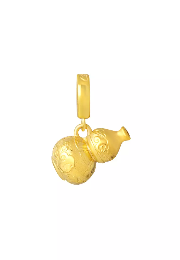 Buy TOMEI TOMEI Lucky Gourd Charm, Yellow Gold 916 2026 Online | ZALORA ...