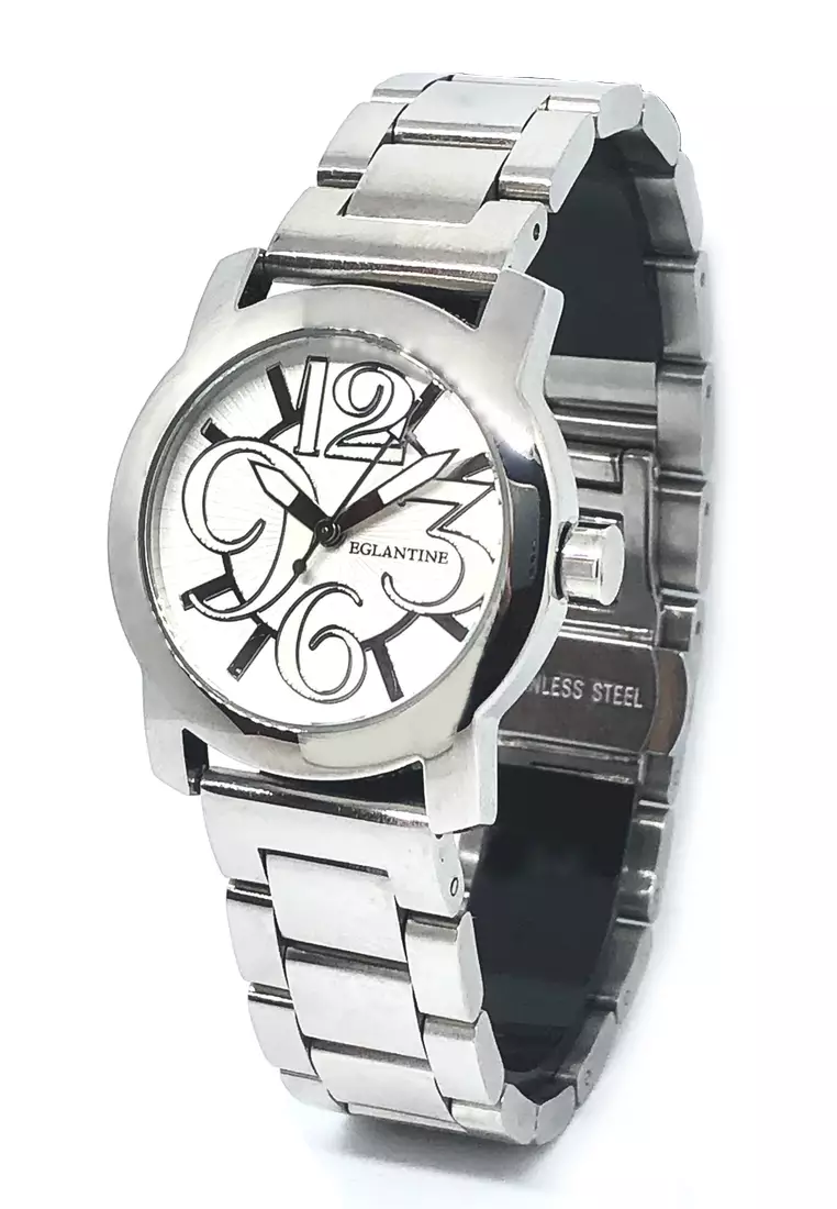 Buy EGLANTINE Sara Steel quartz Watch on steel bracelet 2025 Online ...