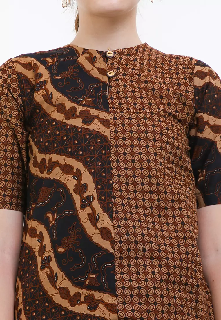 Jual Batik First Blouse Kupnat Button TCH28 Full-Cut&Sew Original 2023 ...