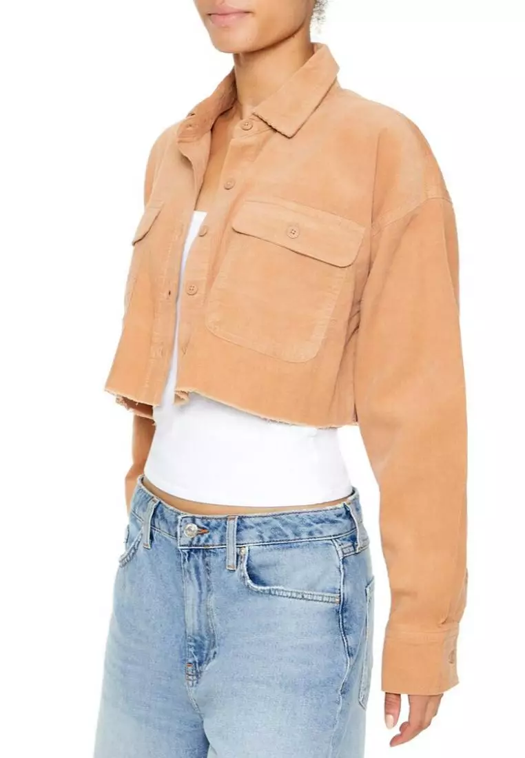 Buy FOREVER 21 Cropped Corduroy Shirt 2025 Online | ZALORA Philippines