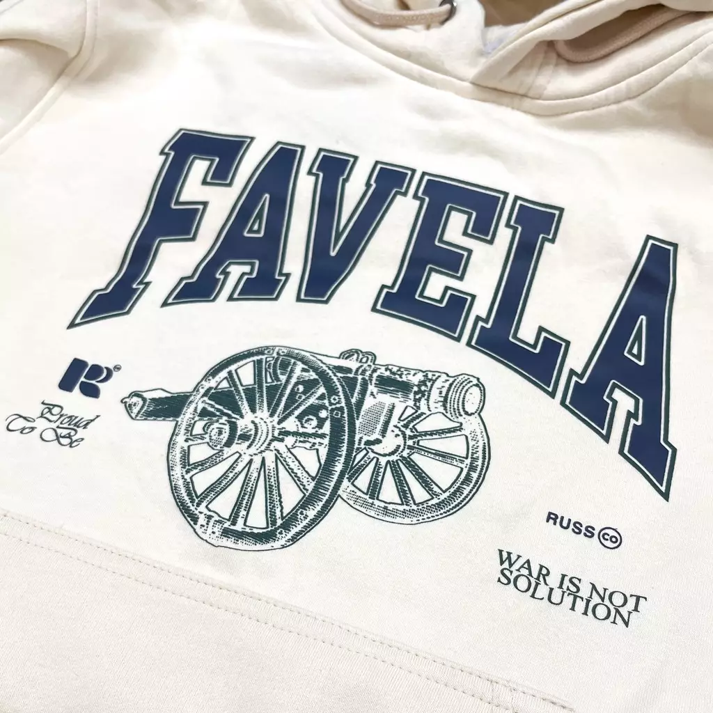 Jual Russ & Co Russ Sweater Hoodie Favela Broken White Original 2025 ...