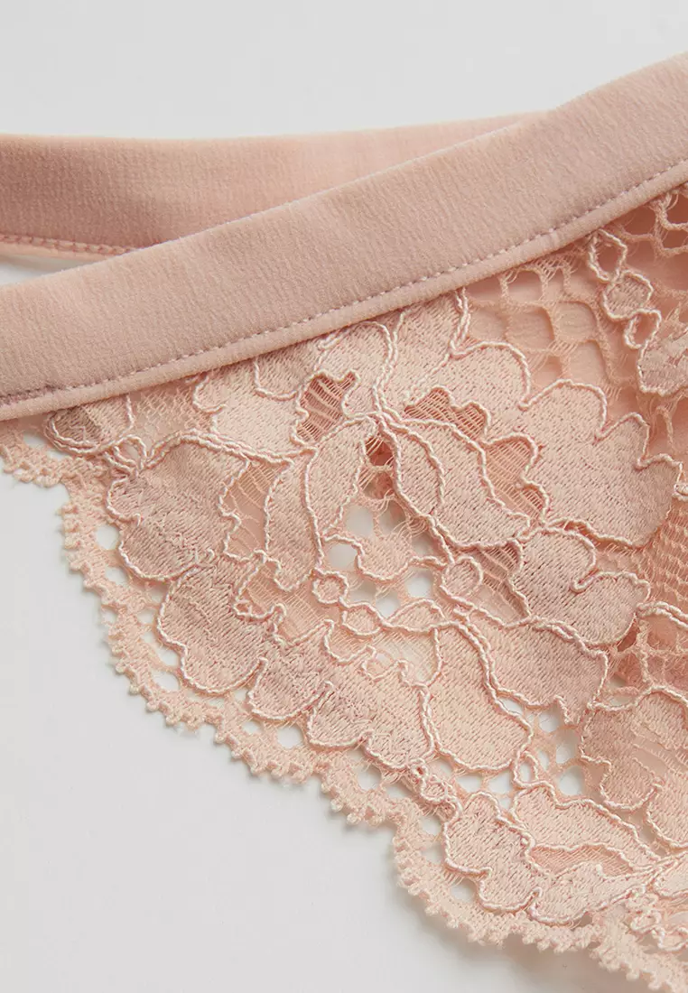 & Other Stories Scalloped Lace Mini Briefs 2024 | Buy & Other Stories ...