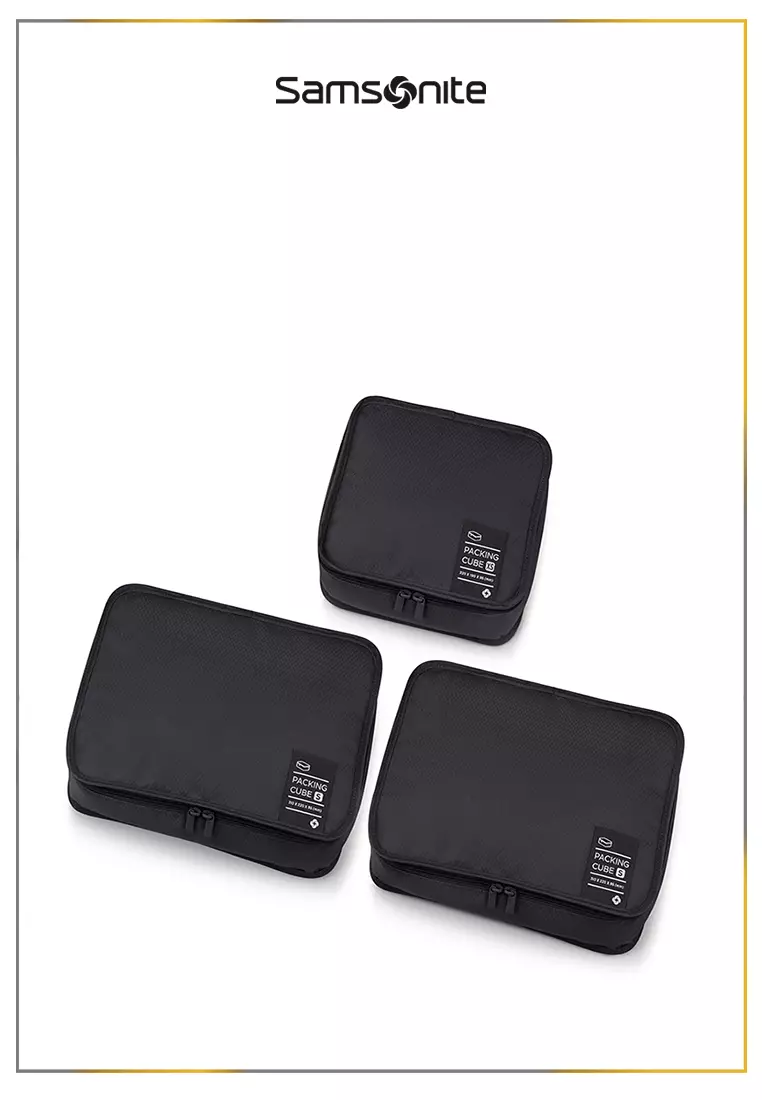 Jual Samsonite Samsonite Packing Cubes Cabin Set - Black Original 2025 ...