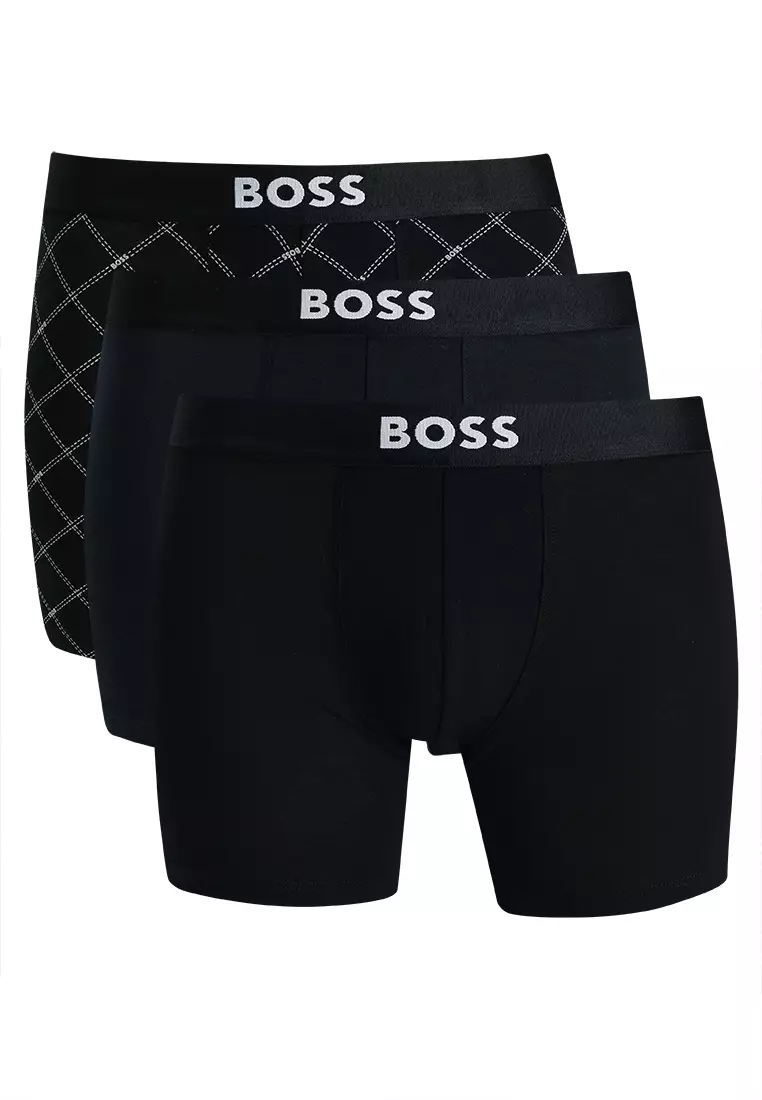 Buy BOSS 3-Pack BOSS ONE Boxer Briefs - BOSS Bodywear Online | ZALORA ...