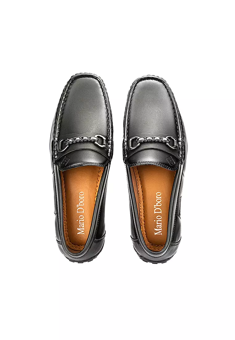 Buy Mario D' boro Runway Men's Casual Loafers Mw 24393 Black C42/C50 ...