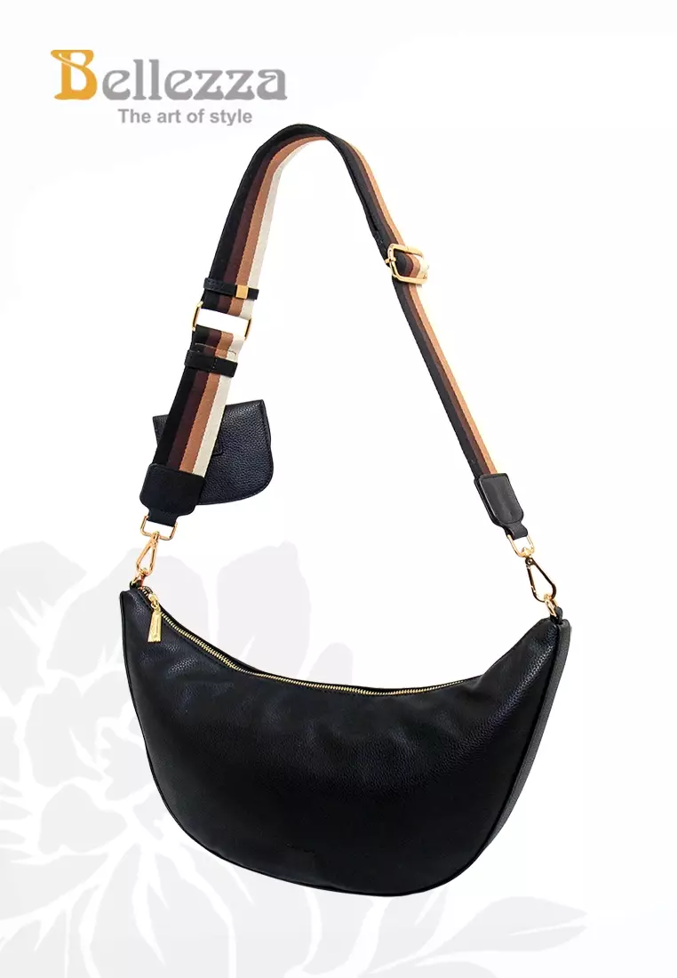 Jual Bellezza Bellezza Shoulder Bag 6125-01 Black Original 2025 ...